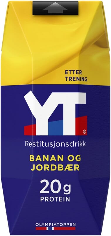 TINE YT RESTITUSJONSDRIKK BANAN JORDBÆR 330ML - TOOLBOX AS