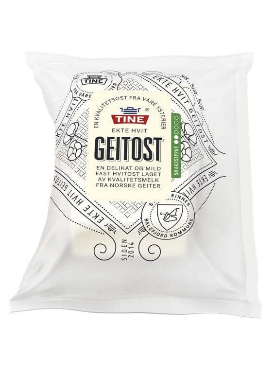 TINE EKTE GEITOST HVIT 330G - TOOLBOX AS