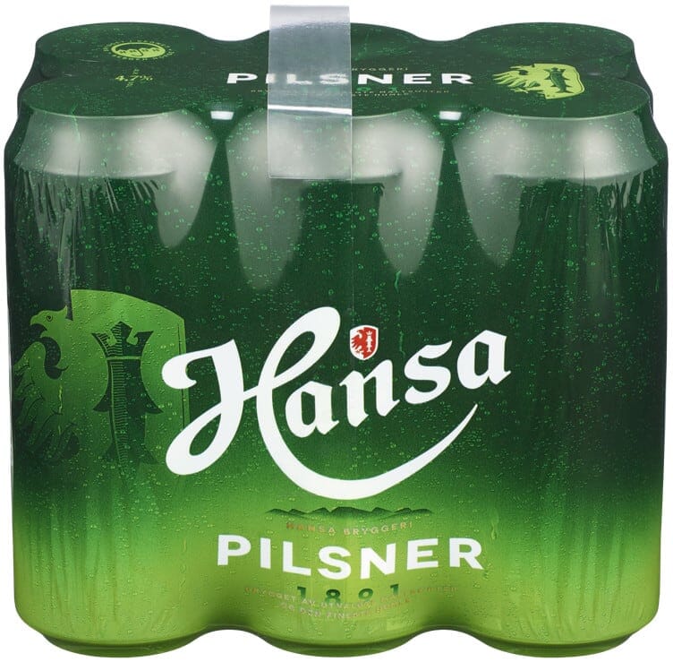 HANSA PILSNER 0,5L BKS 6STK - TOOLBOX AS