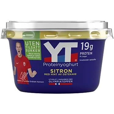 TINE YT PROTEIN YOGHURT SITRON OSTEKAKE 200G - TOOLBOX AS