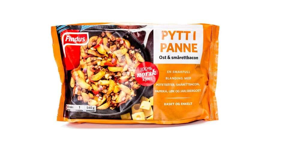 FINDUS PYTT I PANNE OST BACON 540G - TOOLBOX AS