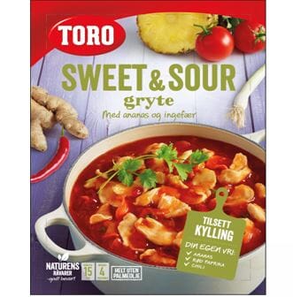 TORO SWEET & SOUR GRYTE 152G - TOOLBOX AS